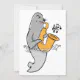 Seal Playing The Saxophone Invitation | Zazzle