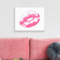 Sealed with a Kiss Canvas Print | Zazzle
