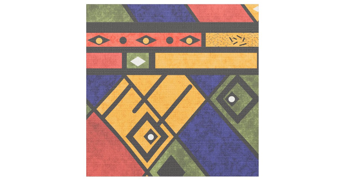 Seamless african ethno traditional texture pattern fabric | Zazzle