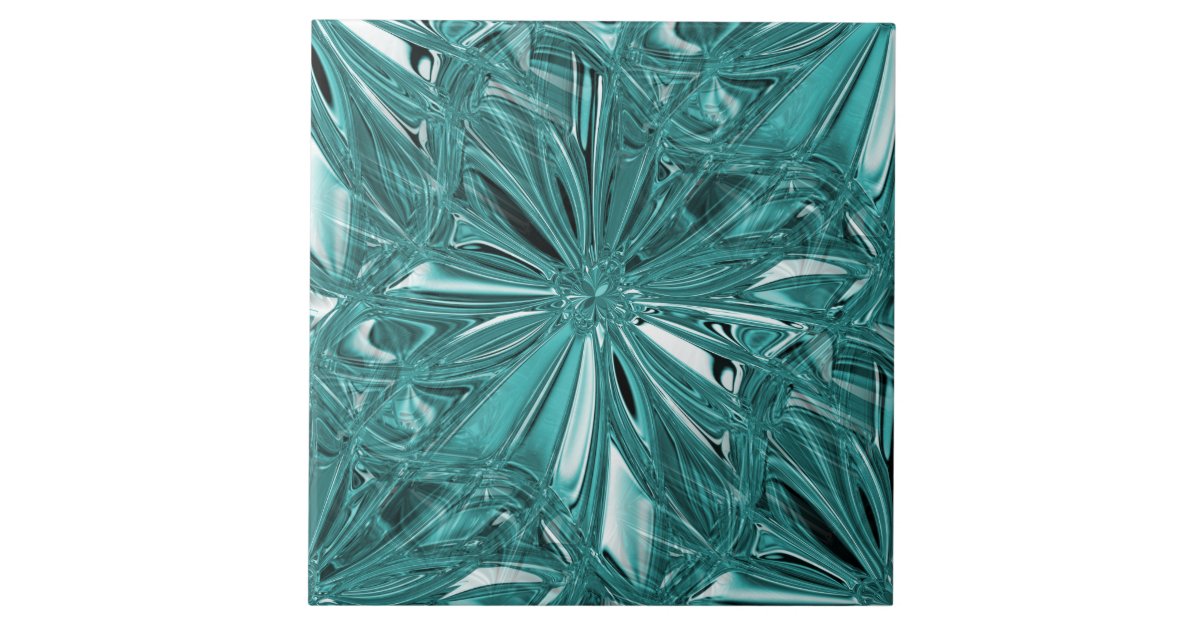 Seamless Aqua Ceramic Tile | Zazzle