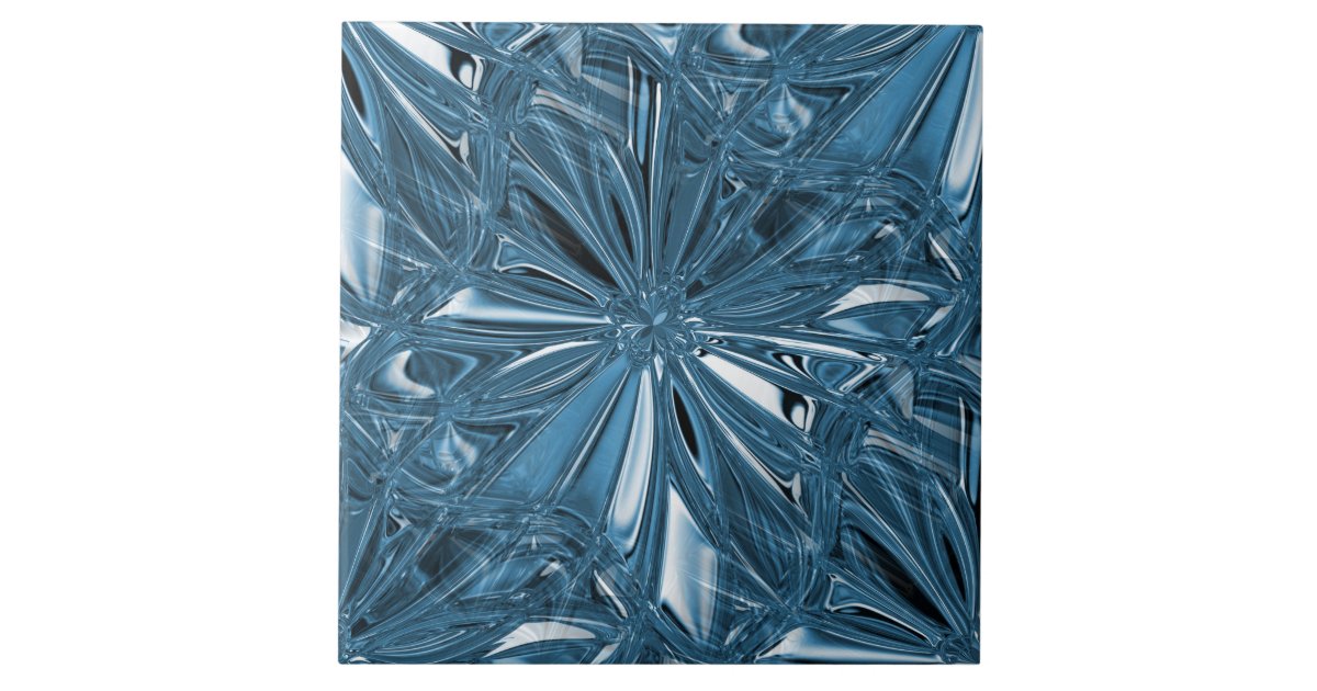 Seamless Blue Ceramic Tile | Zazzle