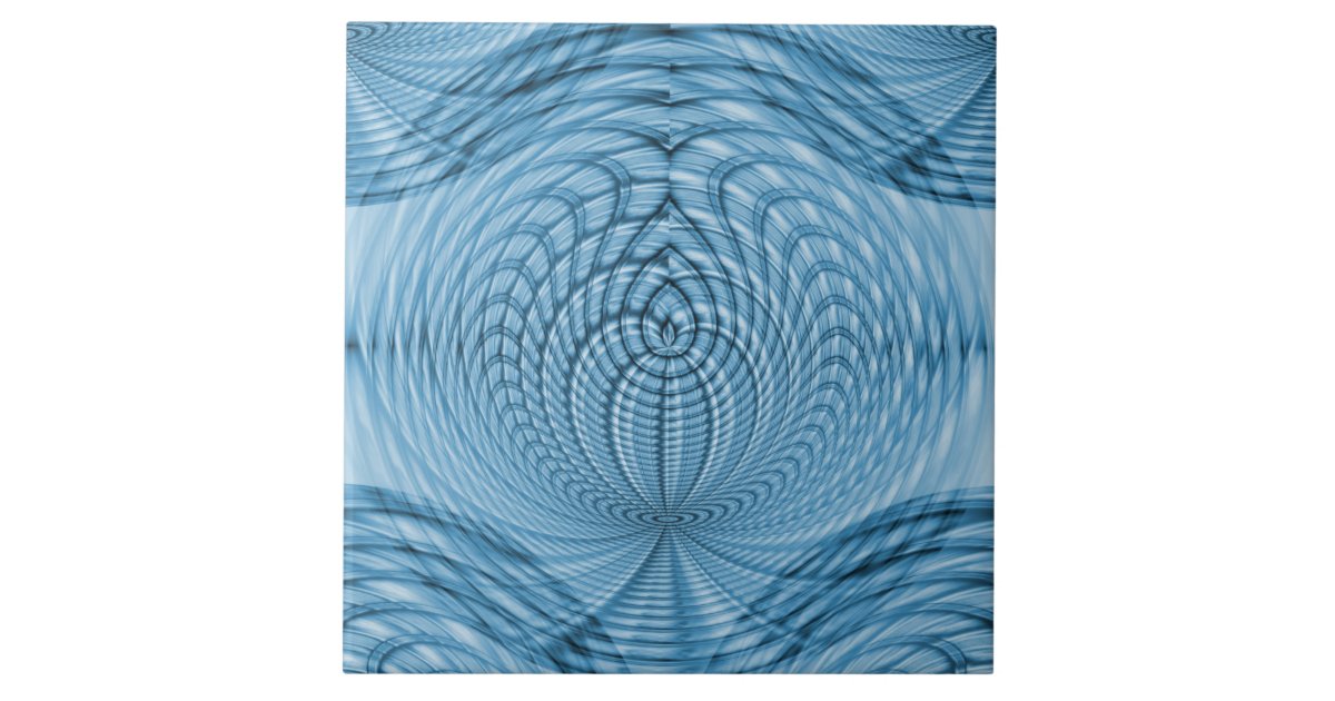 Seamless Blue Ceramic Tile | Zazzle