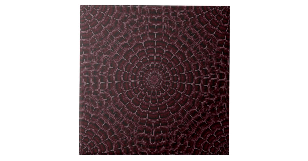 Seamless Burgundy Ceramic Tile | Zazzle