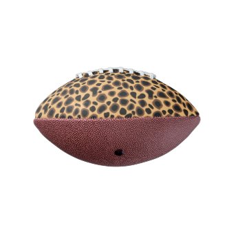Seamless Giraffe Skin Pattern Football | Zazzle