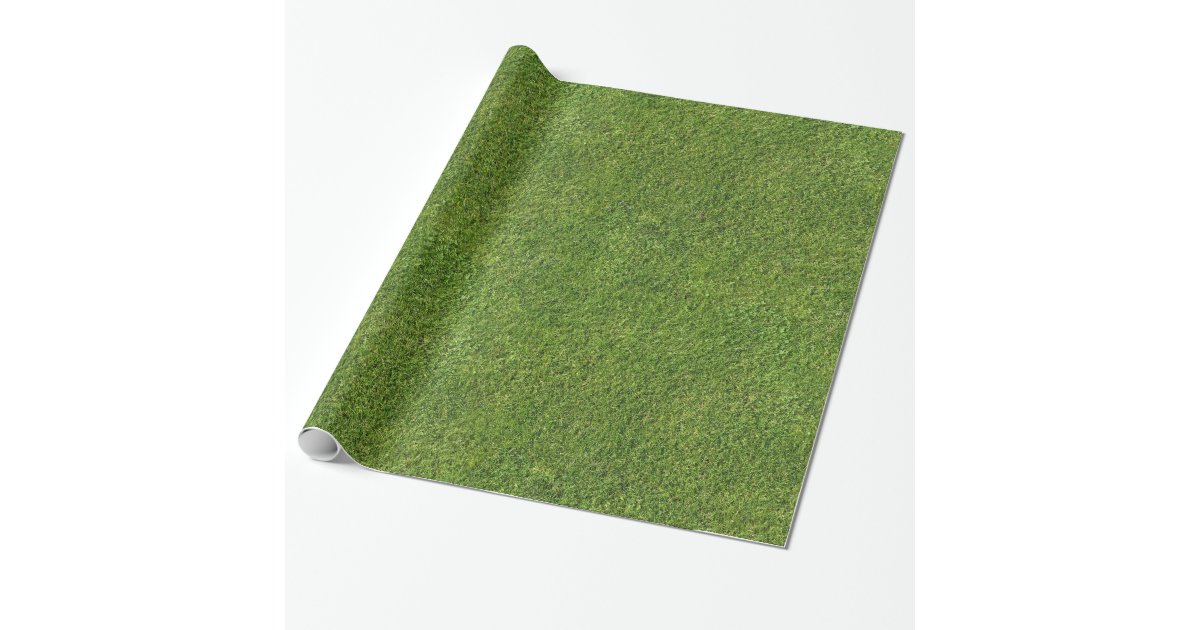 Seamless Grass Effect wrapping paper | Zazzle