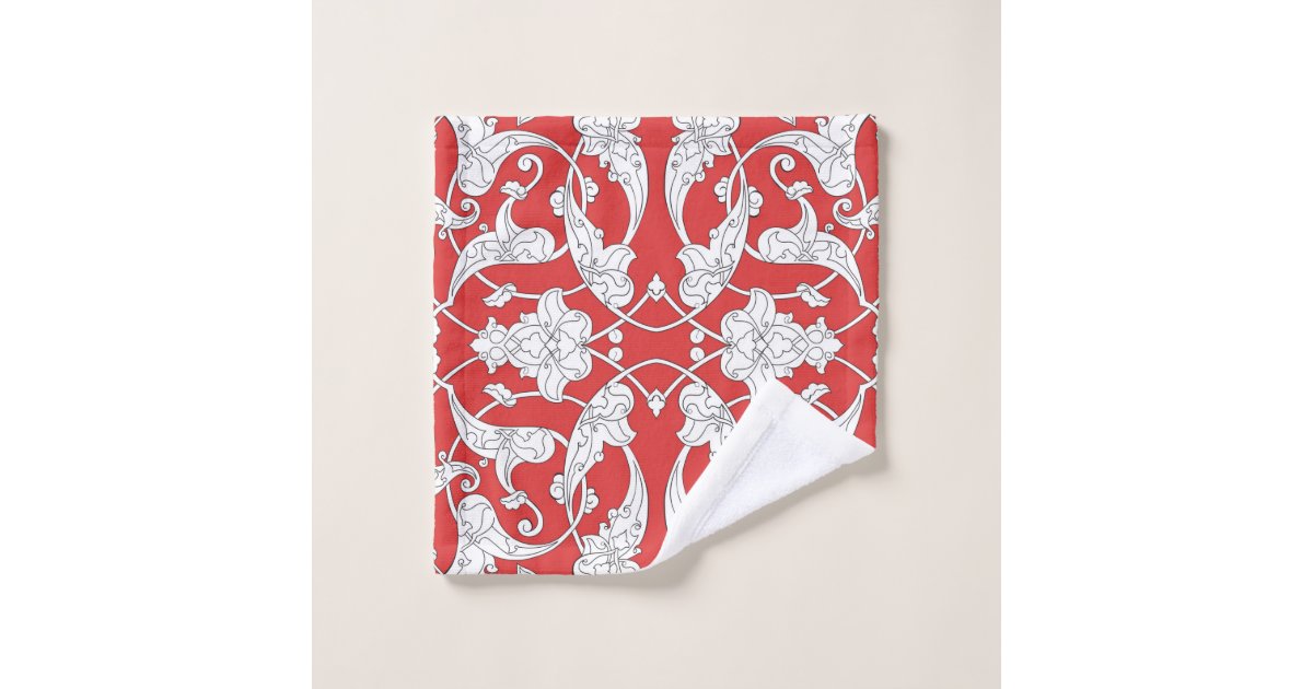 Seamless pattern with traditional turkish style iz wash cloth | Zazzle