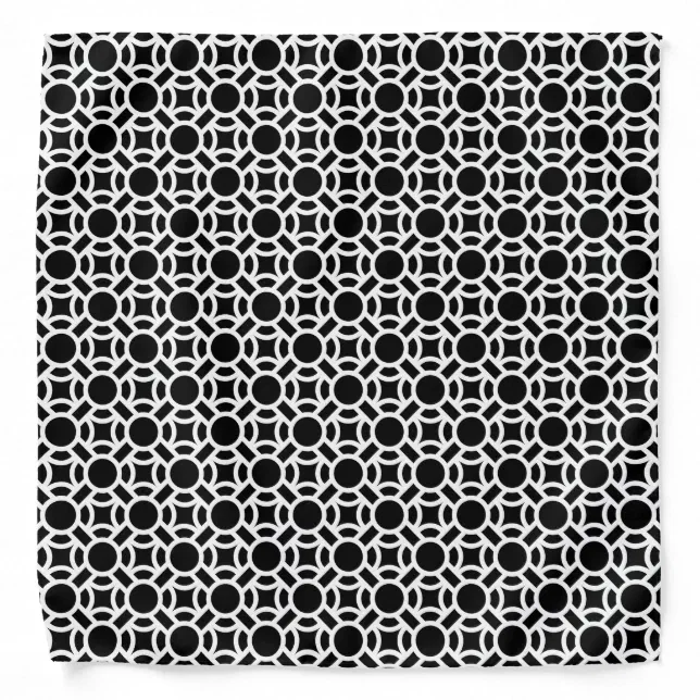 Seamless White Pattern DIY Background Color Bandana | Zazzle