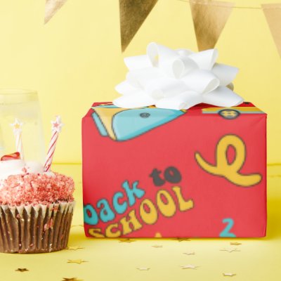 Back to School Wrapping Paper | Original Gift Wrap Ideas