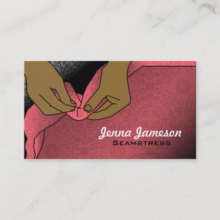 Seamstress Business Cards Zazzle seamstress-business-cards-zazzle