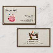 Seamstress Tailor - Cut Sewing Thread Kit Business Card | Zazzle