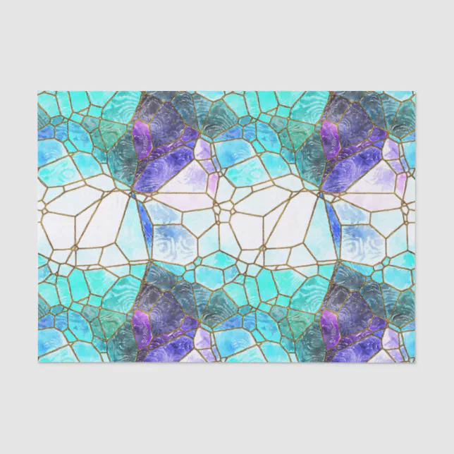 Sean Stones Stained Glass Effect Decoupage Tissue Paper | Zazzle