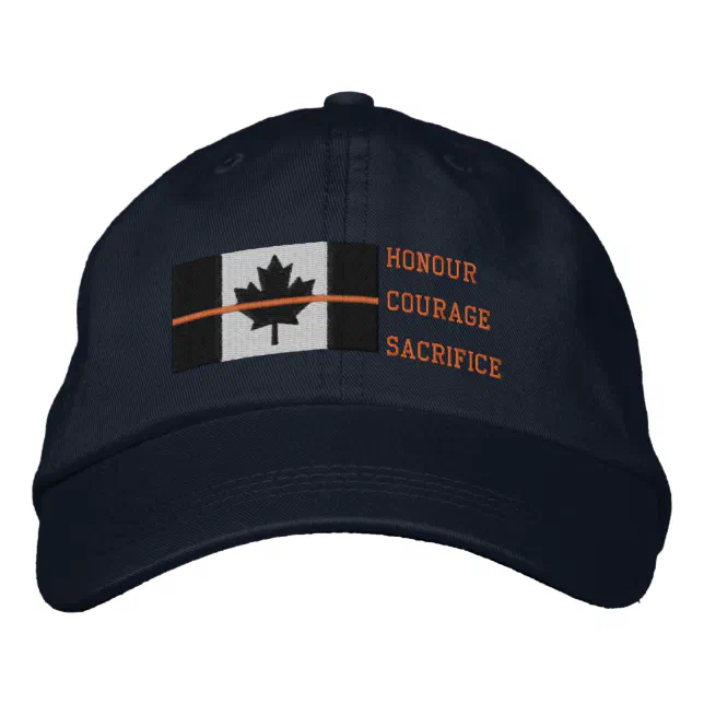 Search and Rescue SAR Canadian Flag Embroidered Baseball Cap | Zazzle