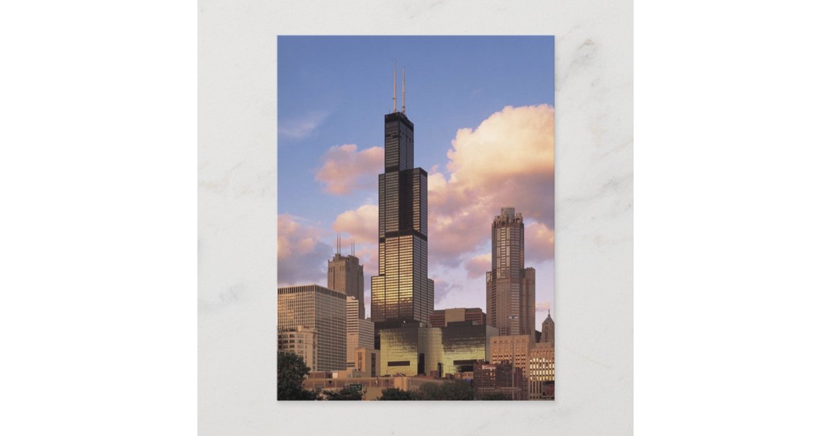 Sears Tower Postcard - Willis Tower - Chicago | Zazzle
