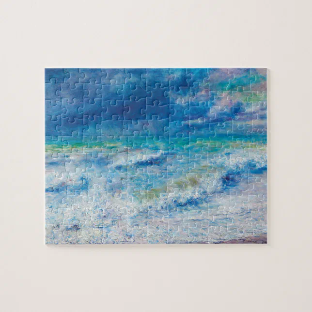 Seascape (1897) by Pierre-Auguste Renoir Jigsaw Puzzle | Zazzle
