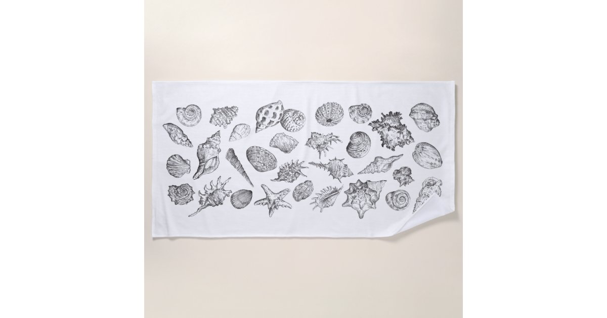 Seashell Bath Towel Set | Zazzle