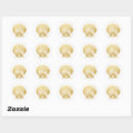 Seashell Beach Wedding Favor & Invitation Stickers | Zazzle