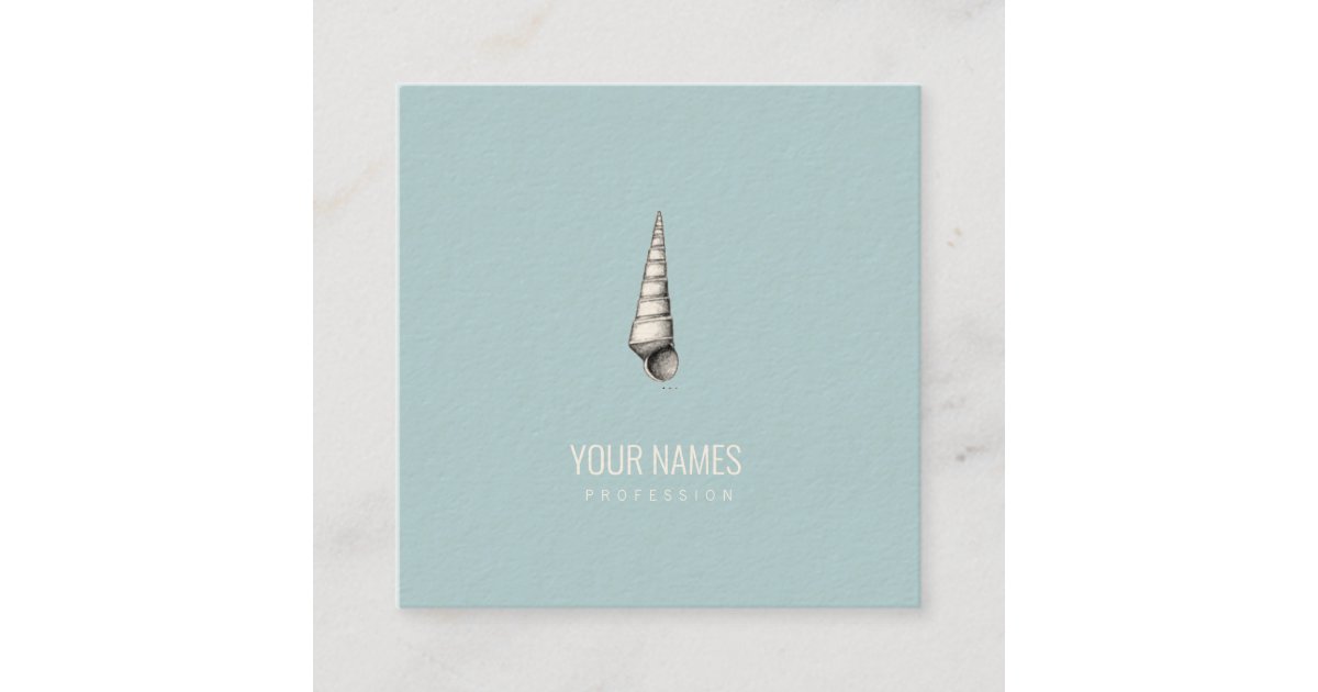 SEASHELL BUSINESS CARD | Zazzle