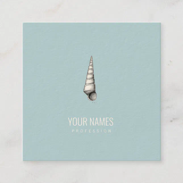 SEASHELL BUSINESS CARD | Zazzle