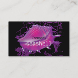 Seashell Business Card | Zazzle