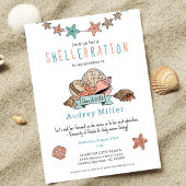 Seashell Going Away Graduation Party Invitation | Zazzle