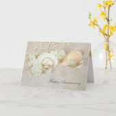 Seashell Wedding Anniversary Card | Zazzle