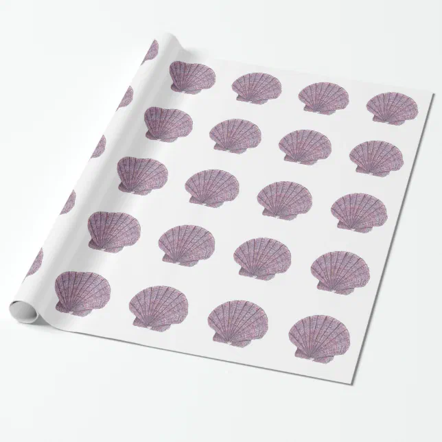Seashell wrapping paper | Zazzle