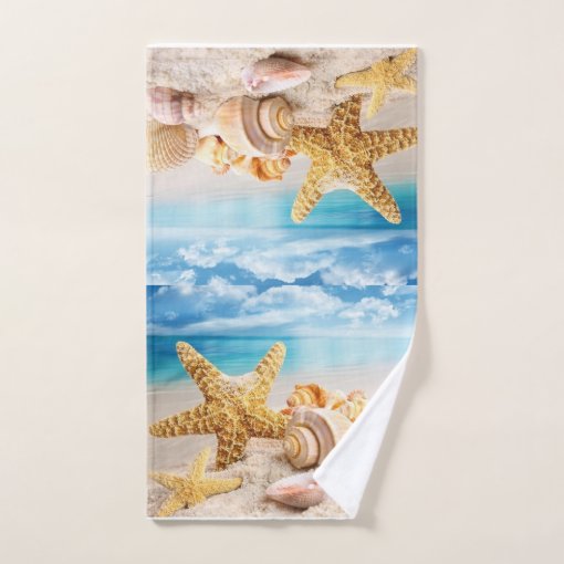 Seashells Bathroom Towel Set | Zazzle