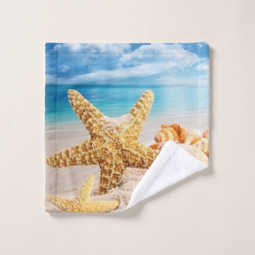 Seashells Bathroom Towel Set | Zazzle