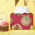 Seashells Beach Christmas Wrapping Paper | Zazzle