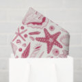 Seashells in Viva Magenta- Color of the Year 2023 Tissue Paper | Zazzle