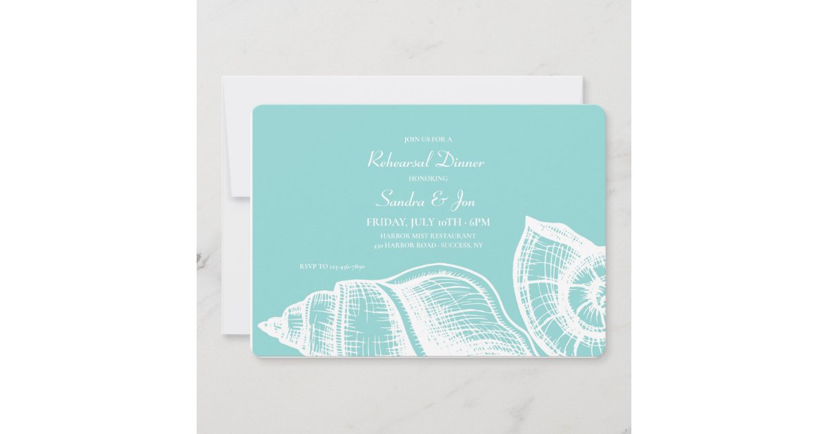 Seashells Invitation | Zazzle