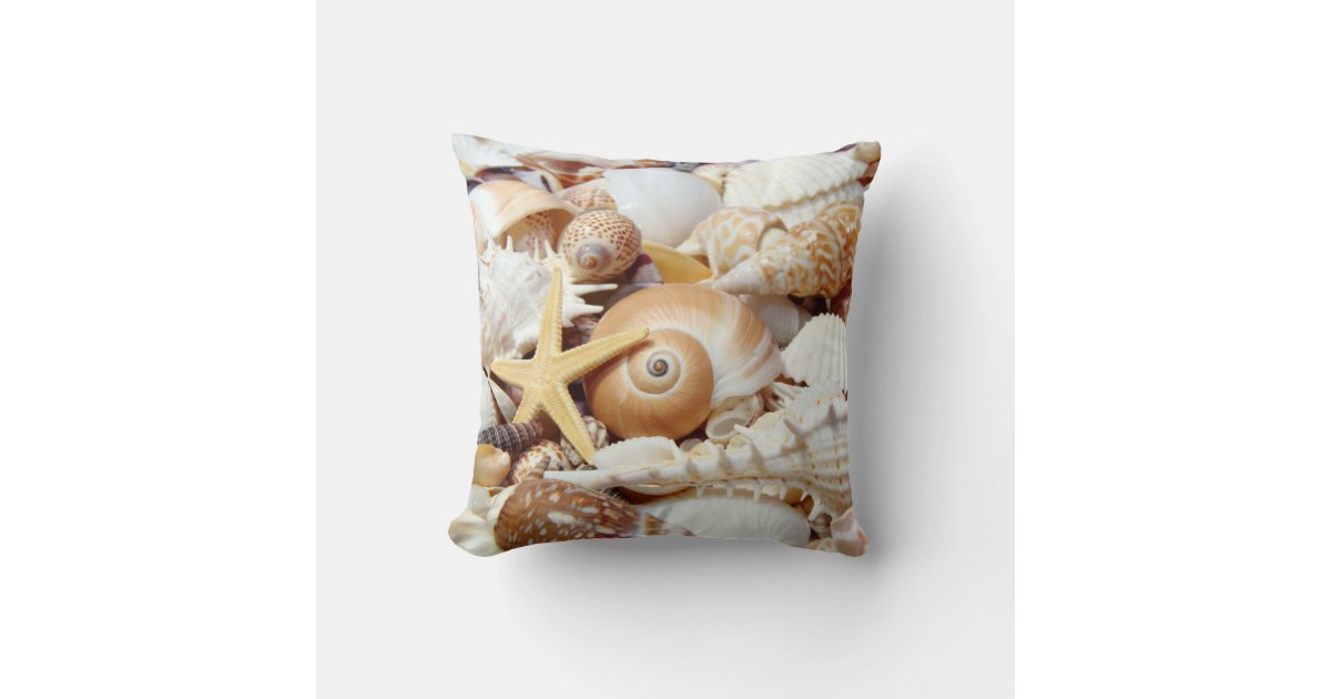 Seashells Pillow | Zazzle