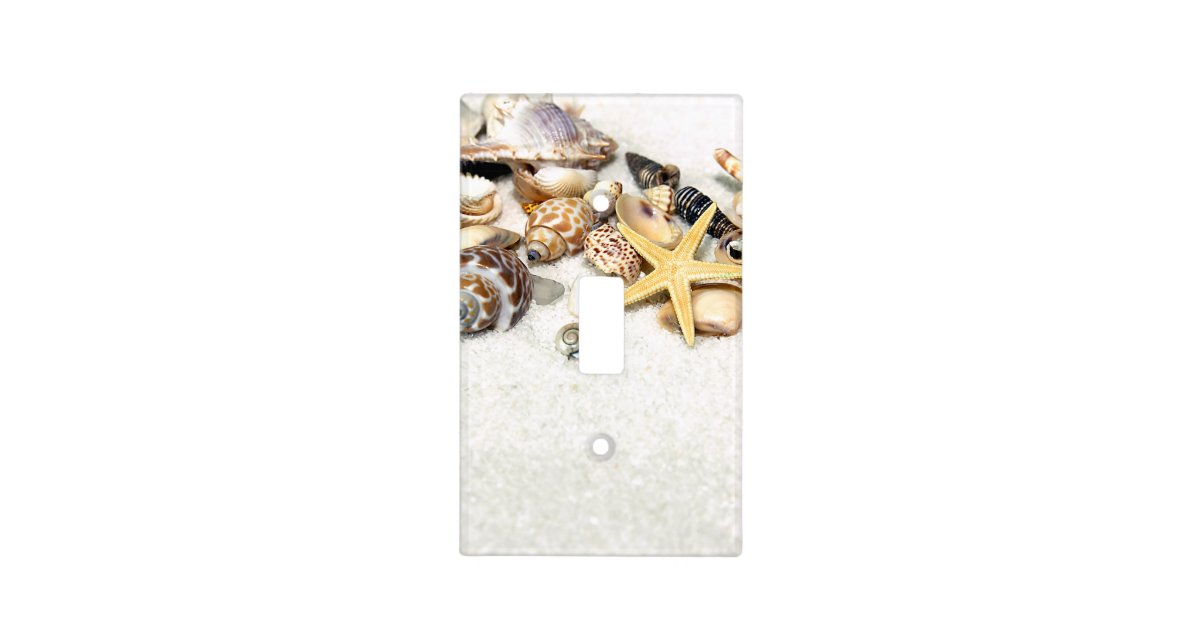 Seashells & Starfish Light Switch Cover | Zazzle