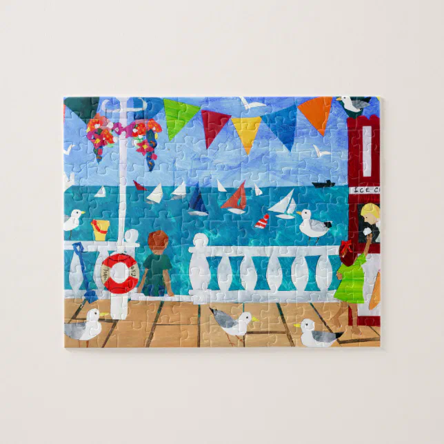 'Seaside' Jigsaw Puzzle | Zazzle