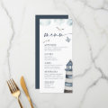 Seaside Menu | Zazzle