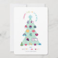 Season Full of Emotions Fun Emoji Christmas Tree Holiday Card | Zazzle