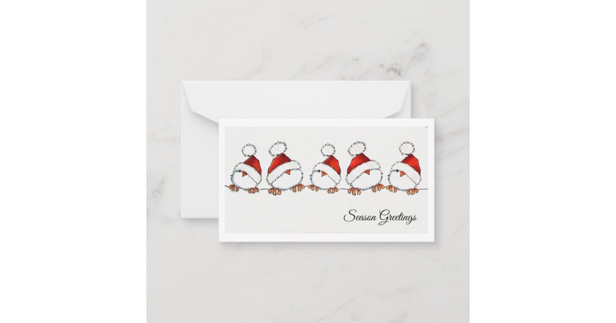 Season Greetings Note Card | Zazzle