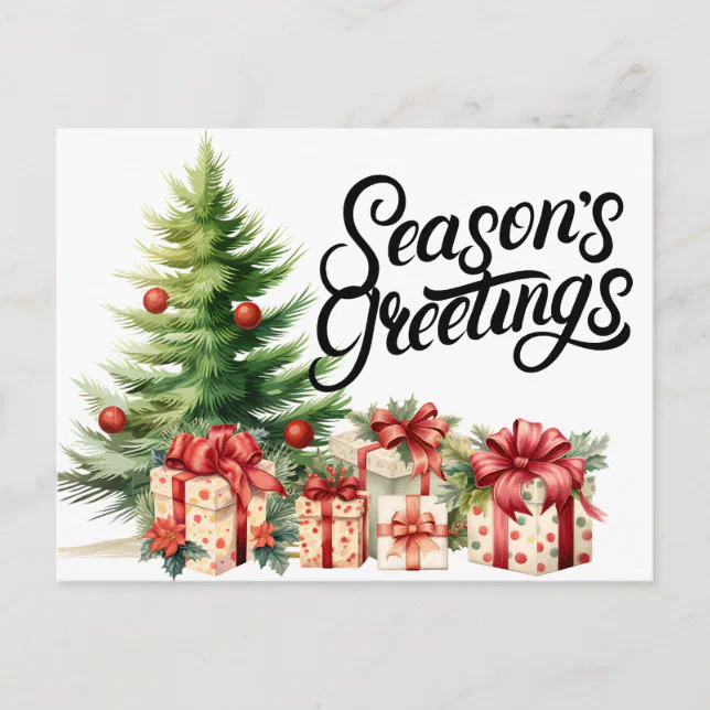 Season Greetings Postcard | Zazzle