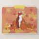 Seasonal Foxes File Folder | Zazzle
