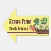 Seasonal Roadside Farm Customizable Sign | Zazzle