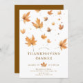 Seasonal Splendor Thanksgiving Dinner Invitation | Zazzle