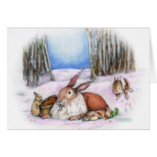 Rabbit Christmas Cards - Invitations, Greeting & Photo Cards | Zazzle