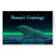 Season's Greetings - Ice Edge Polar Bear Card | Zazzle