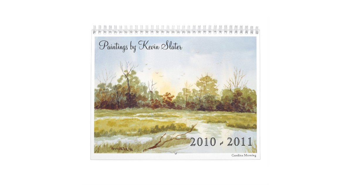Seasons in Watercolor Calendar | Zazzle