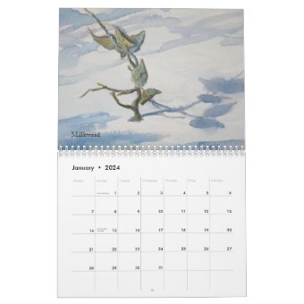 Seasons in Watercolor Calendar | Zazzle