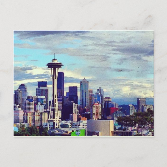 Seattle City Postcard | Zazzle.com