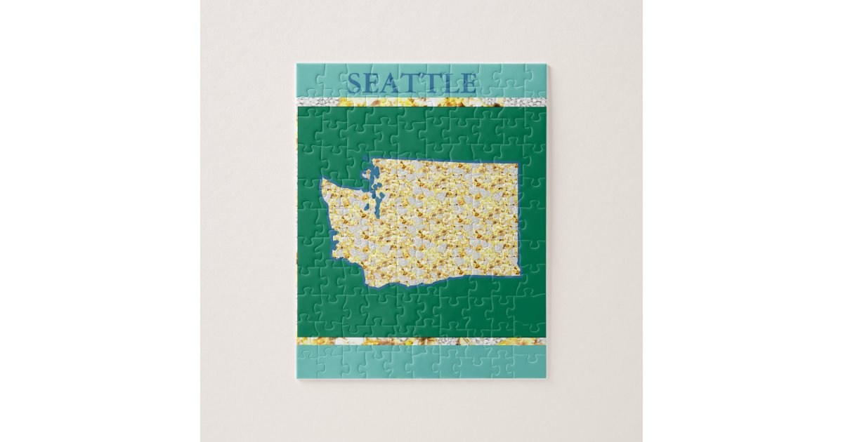 SEATTLE JIGSAW PUZZLE | Zazzle