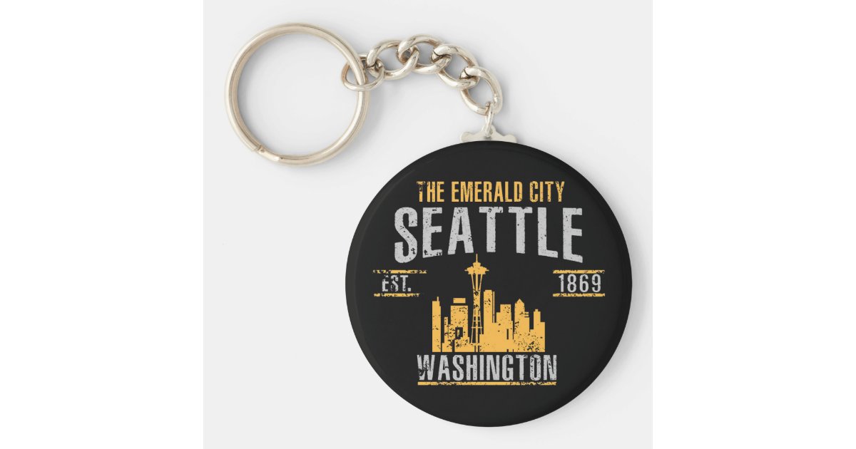 Seattle Keychain | Zazzle.com