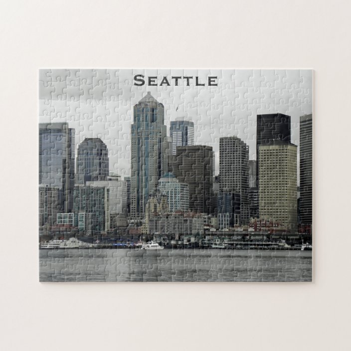 Seattle Skyline Jigsaw Puzzle | Zazzle.com