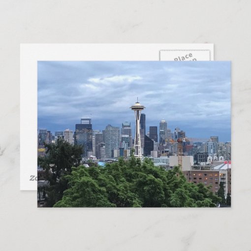 Seattle Skyline Postcard | Zazzle